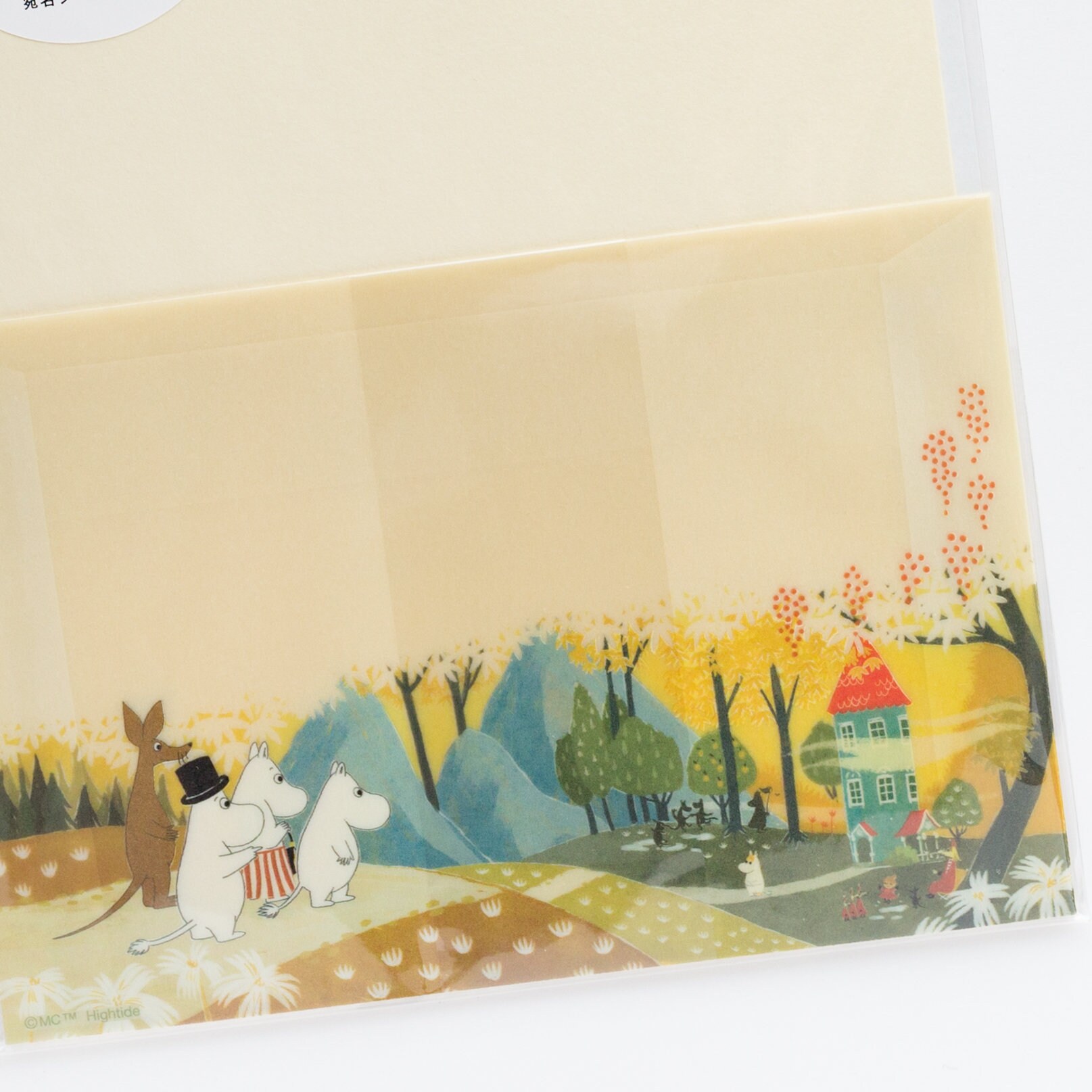 MOOMIN Translucent Letter Set moomin Valley / Tracing Paper - Etsy
