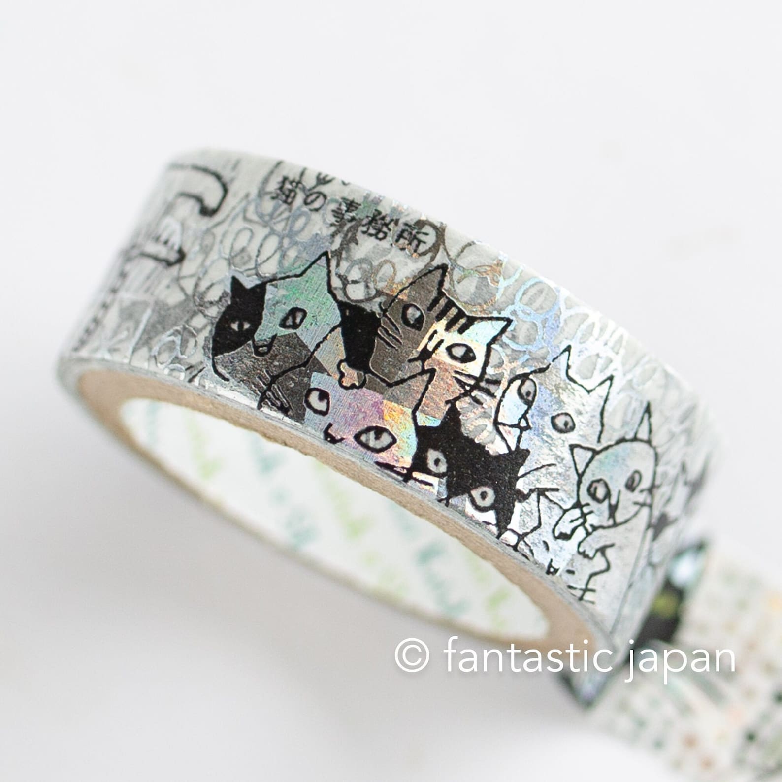 Gold Foil Glittering Masking Tape -cat's Office- / Shinzi Katoh ...