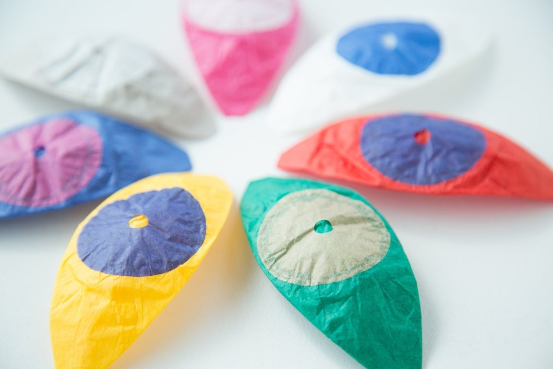 Japanese Paper Balloon small Colorful Balloons - Etsy