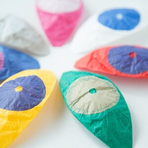 Japanese Paper Balloon small Colorful Balloons - Etsy