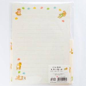 Traveling Shiba-dog Writing Letter Set / Mino Washi / Japanese ...