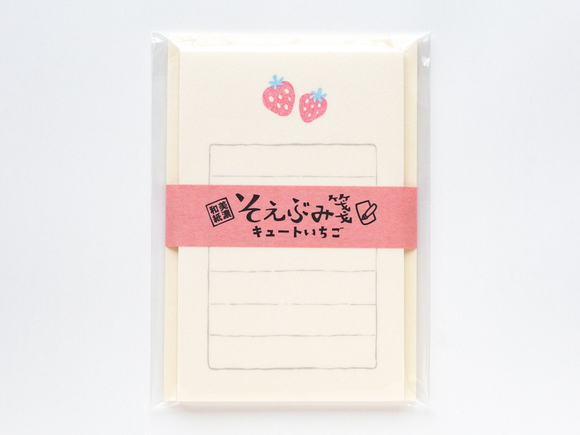 Japanese Washi Mini Writing Letter Set strawberry / - Etsy