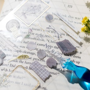 Mind Wave Sticker / LIBRE COLLAGE -glay- / Translucent Tracing Sticker ...