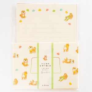 Traveling Shiba-dog Writing Letter Set / Mino Washi / Japanese ...