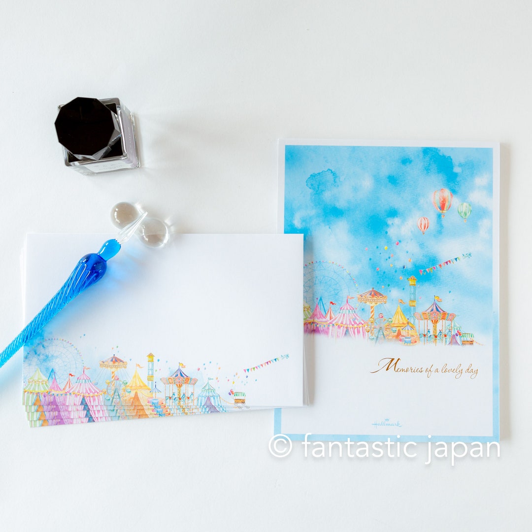 Nihon Hallmark Writing Letter Pad and Envelopes memories of a Lovely ...