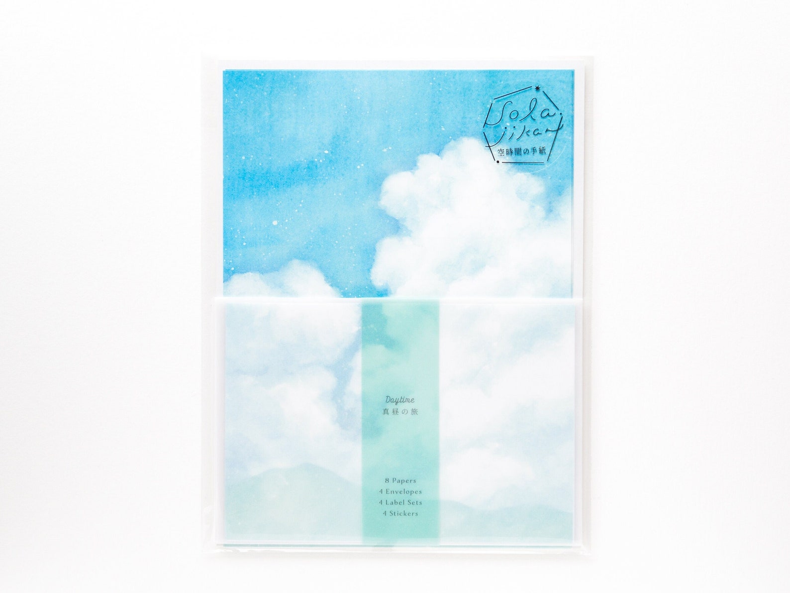 Letter Writing Set sky Time daytime / Ryu-ryu Products/ Japanese ...