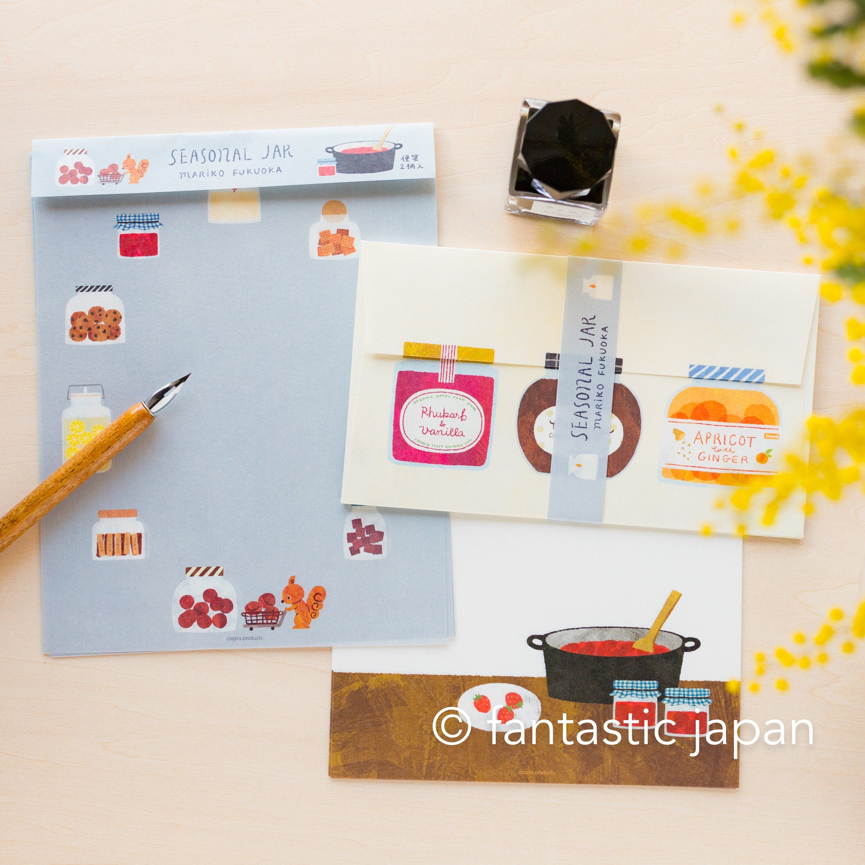 Japanese Letter Set -SEASONAL JAR- by Mariko Fukuoka - Etsy