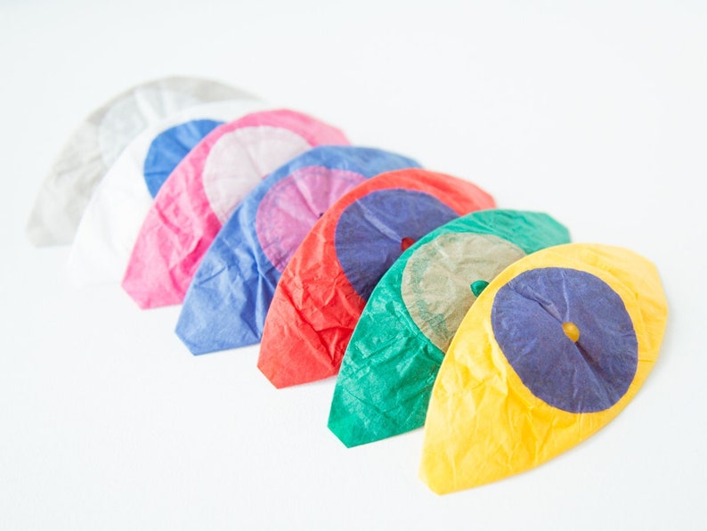 Japanese Paper Balloon small Colorful Balloons - Etsy
