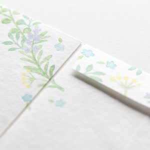 Japanese Styled Washi Letter Writing Set rosemary / - Etsy