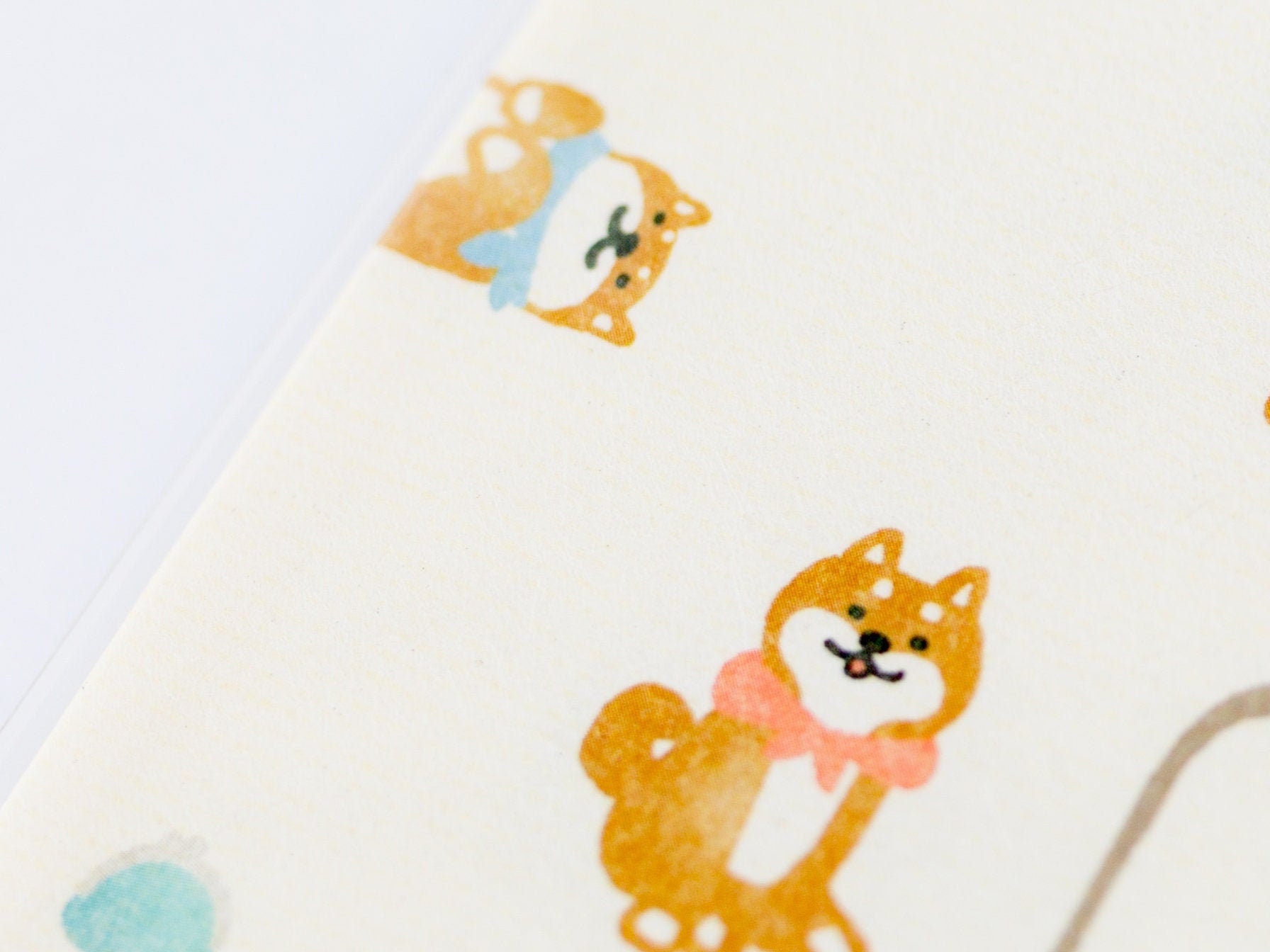Traveling Shiba-dog Writing Letter Set / Mino Washi / Japanese ...