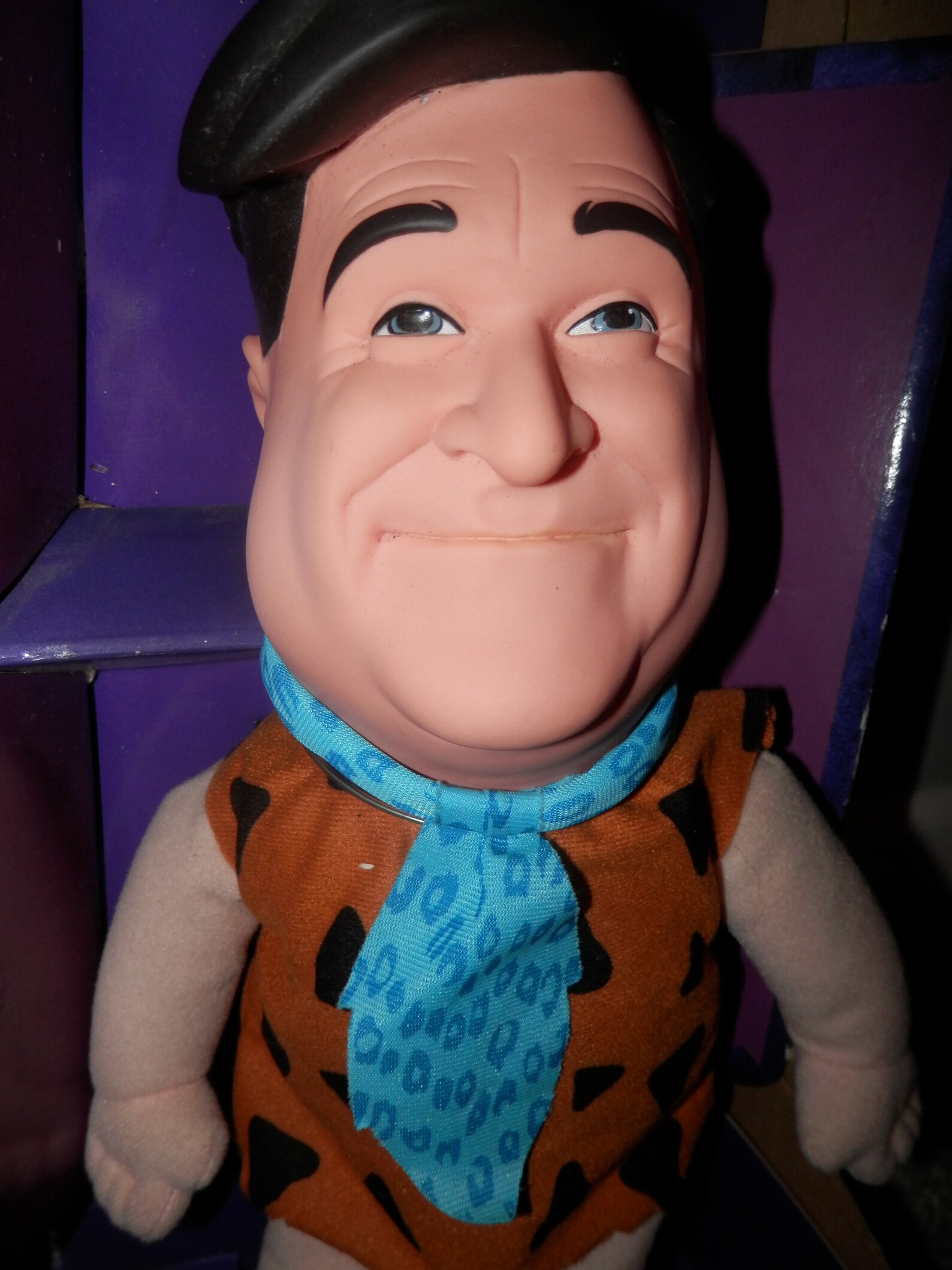 The Flinstones 1993 Fred Flinstone Cuddly Plush Movie Toy Mattel Yabba ...