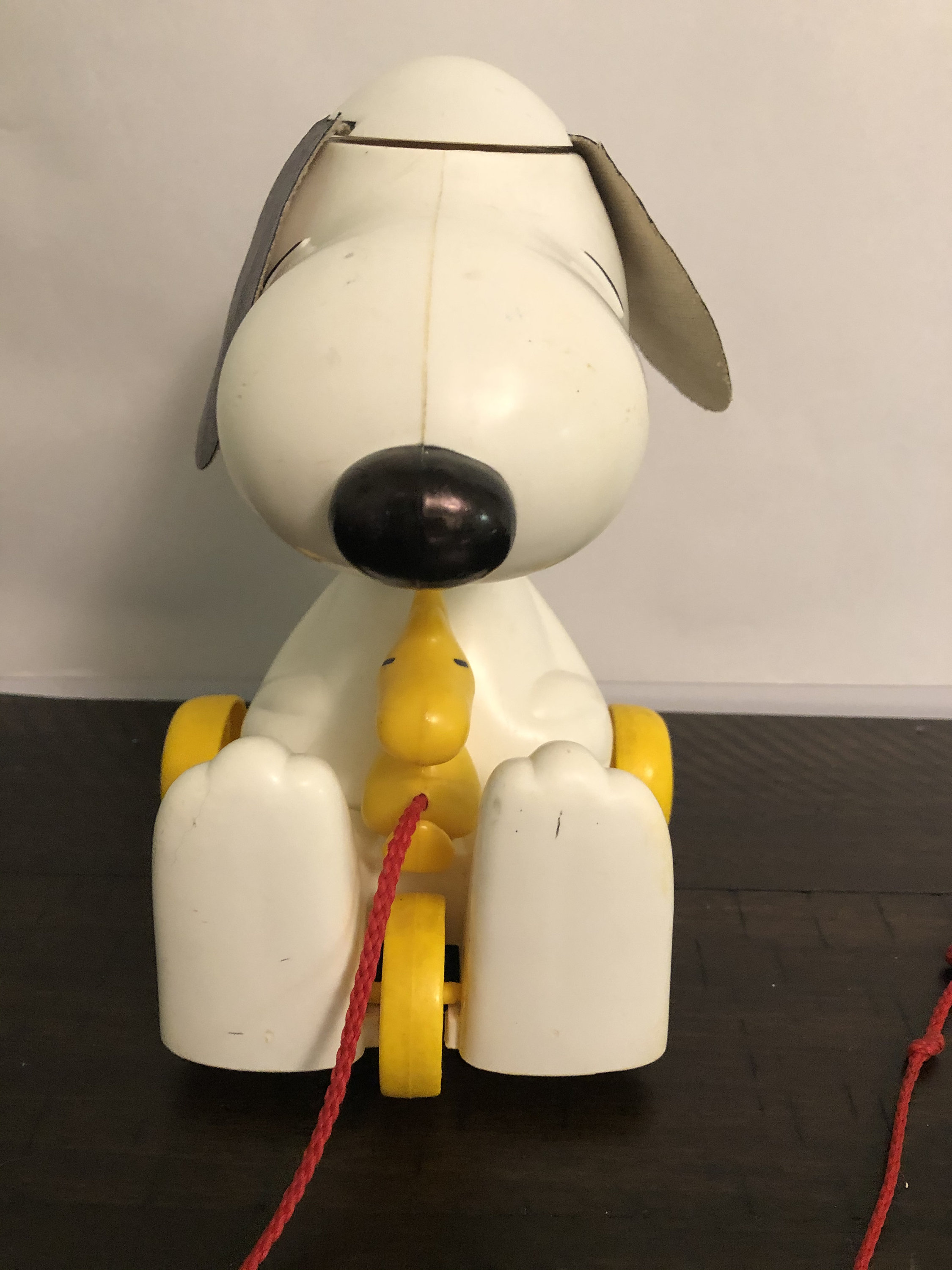 Snoopy Pull String Toy Vintage 1972 United Features Syndicate Childs ...