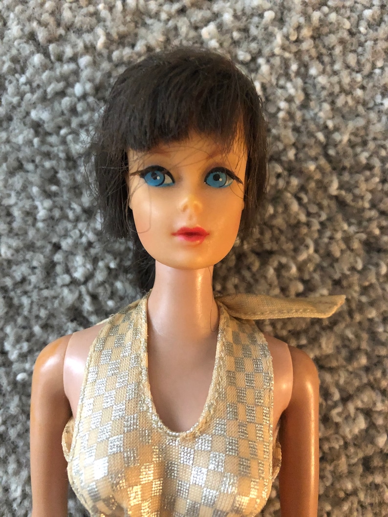 Midge Barbie doll vintage 1958 1962 brunette long hair | Etsy