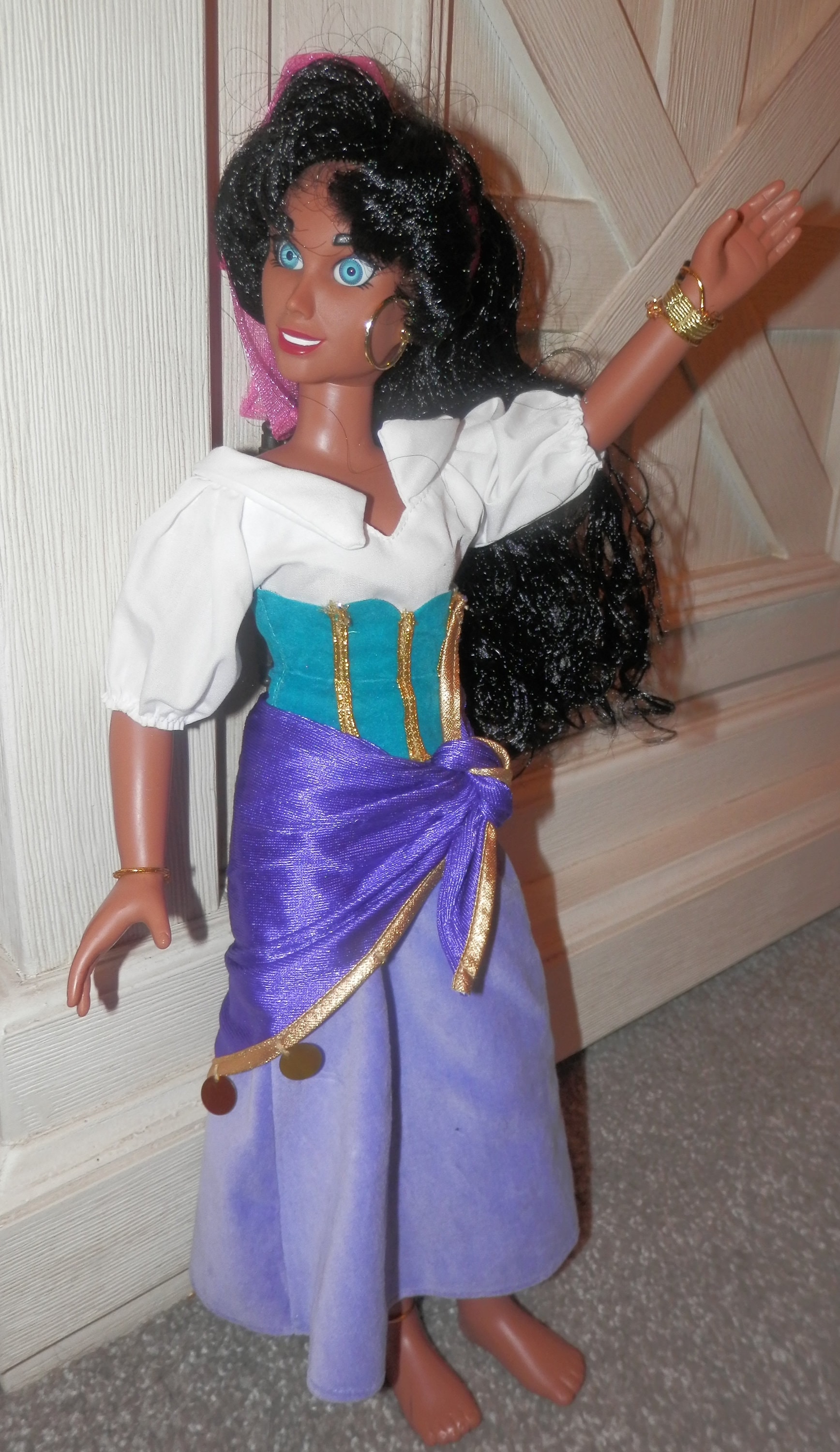 Disney Esmeralda Doll Hunchback Notre Dame 1995 Applause Keepsake Doll ...