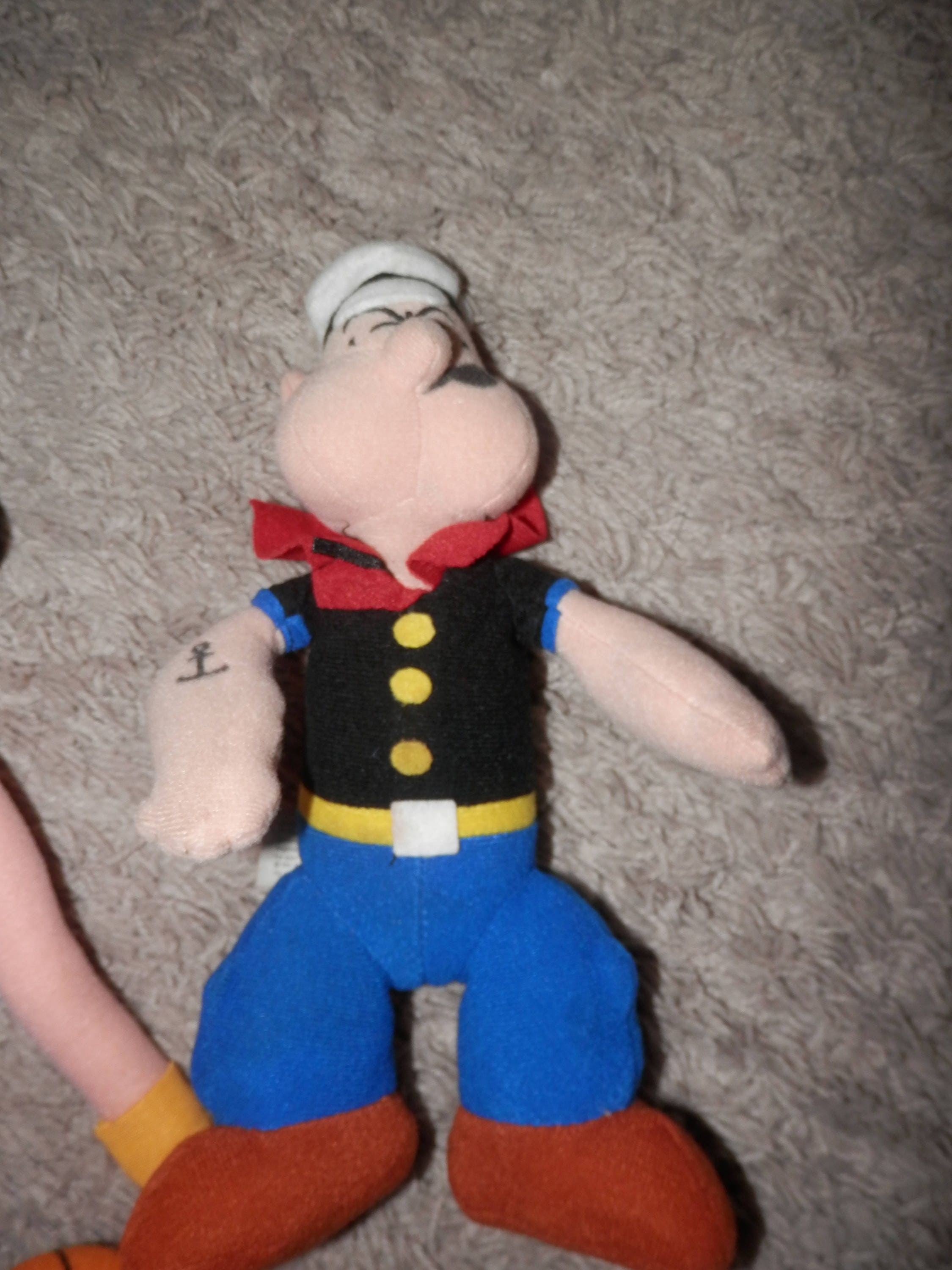 Popeye Plush 1992 Play by Play Toy Plush Free Olive Oil!! - Etsy