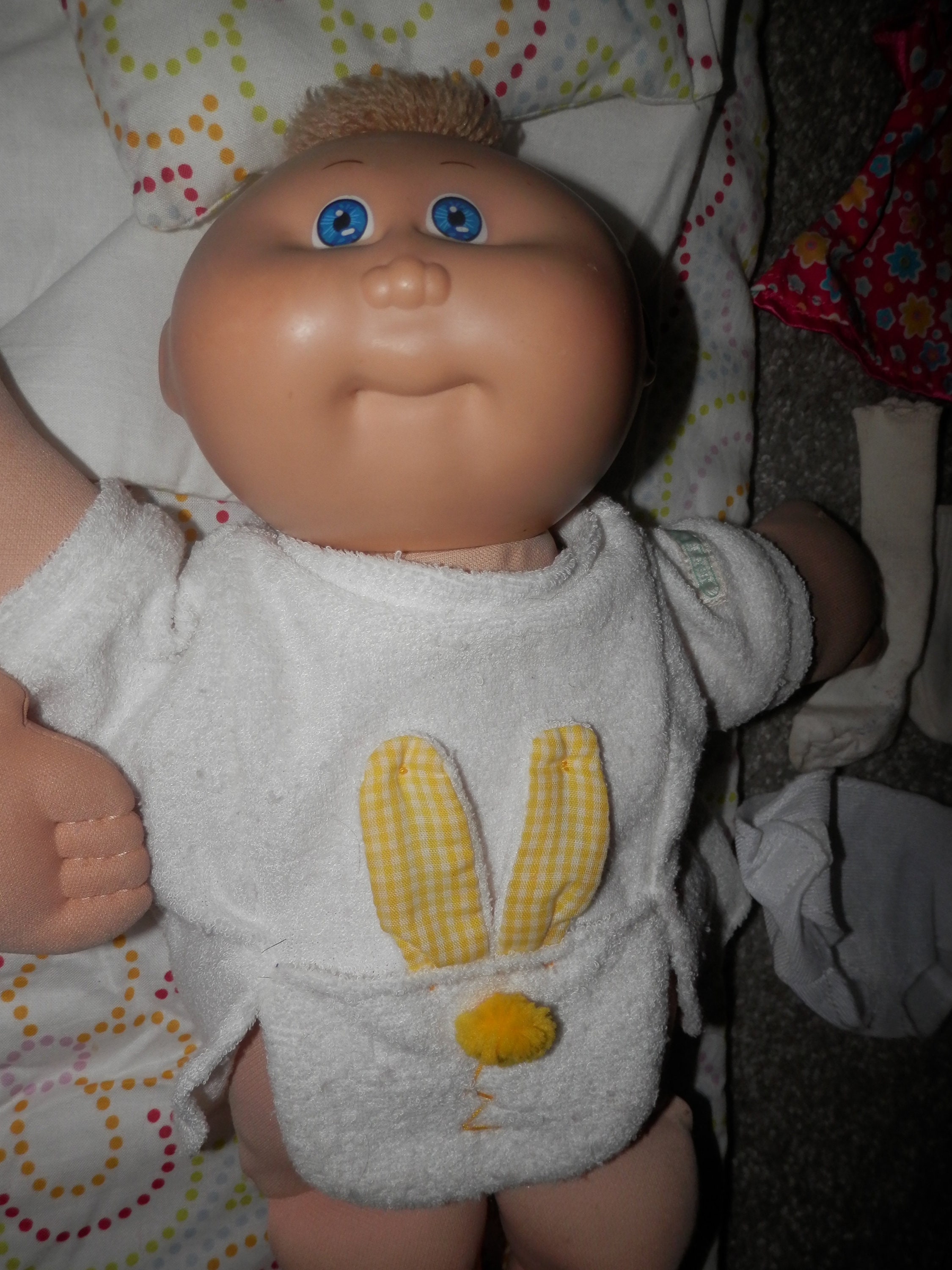 Cabbage Patch Premie and Cpk Doll Lot Vinatge With Original White Robe ...