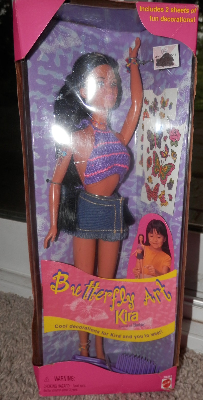 Mattel Barbie Kira Butterfly Art 1998 Vintage Doll 20362 Etsy Australia