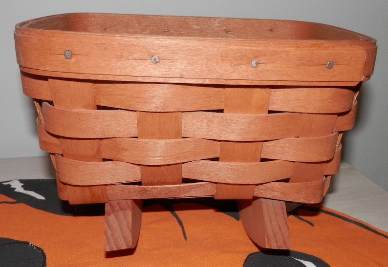 Longaberger Small Rocking Basket Cradle Style 7 Inch 1991 Release ...