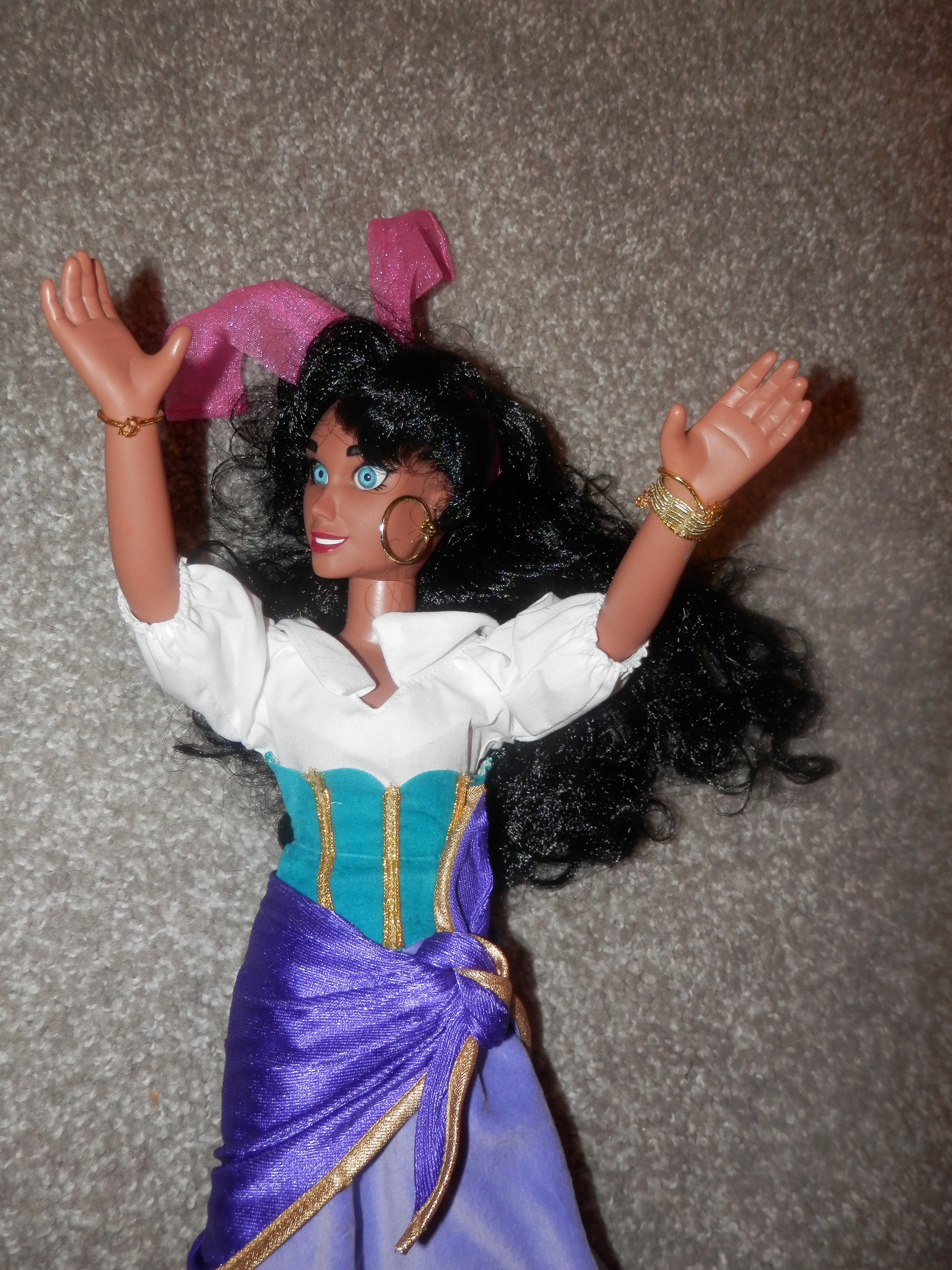 Disney Esmeralda Doll Hunchback Notre Dame 1995 Applause Keepsake Doll ...