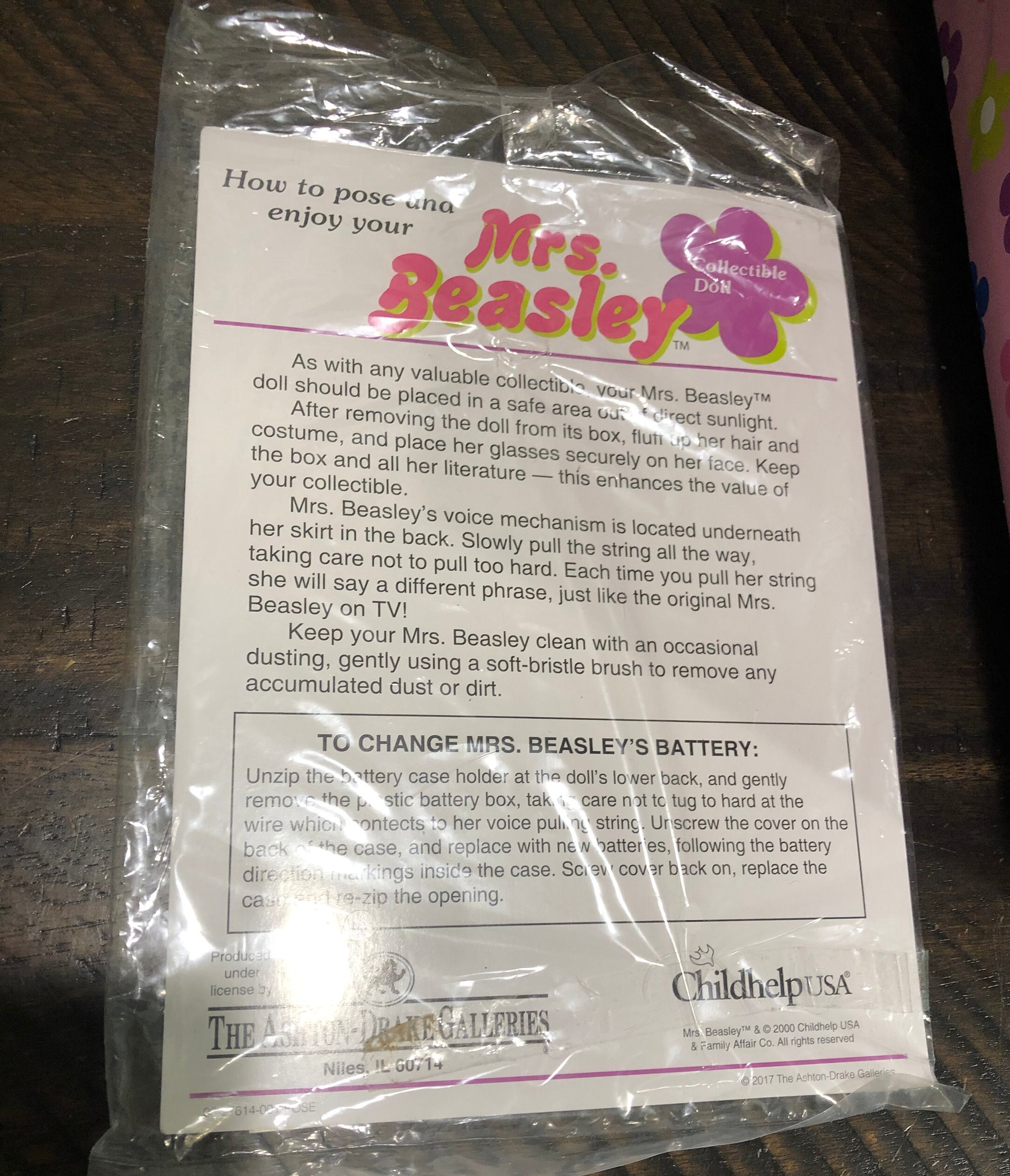 Mrs. Beasley, Talking Doll Cheryl Ladd Voice, Vintage 2000 Family ...