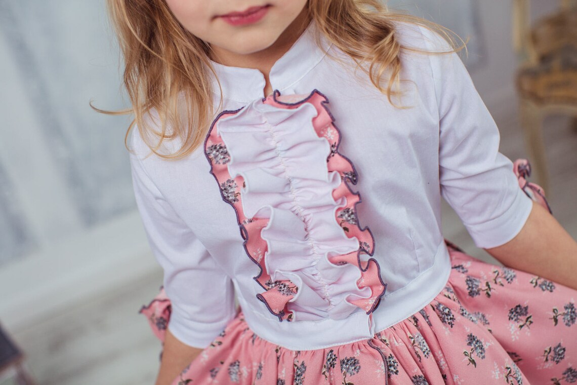 Vintage Style Girl Dress - Etsy