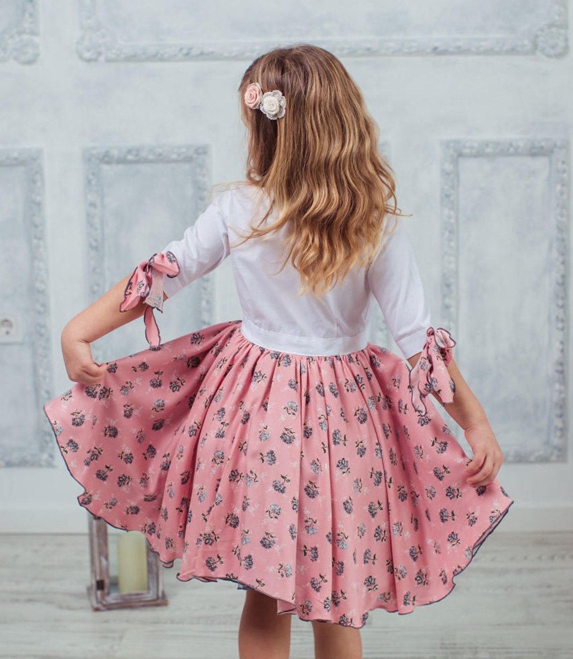 Vintage Style Girl Dress - Etsy