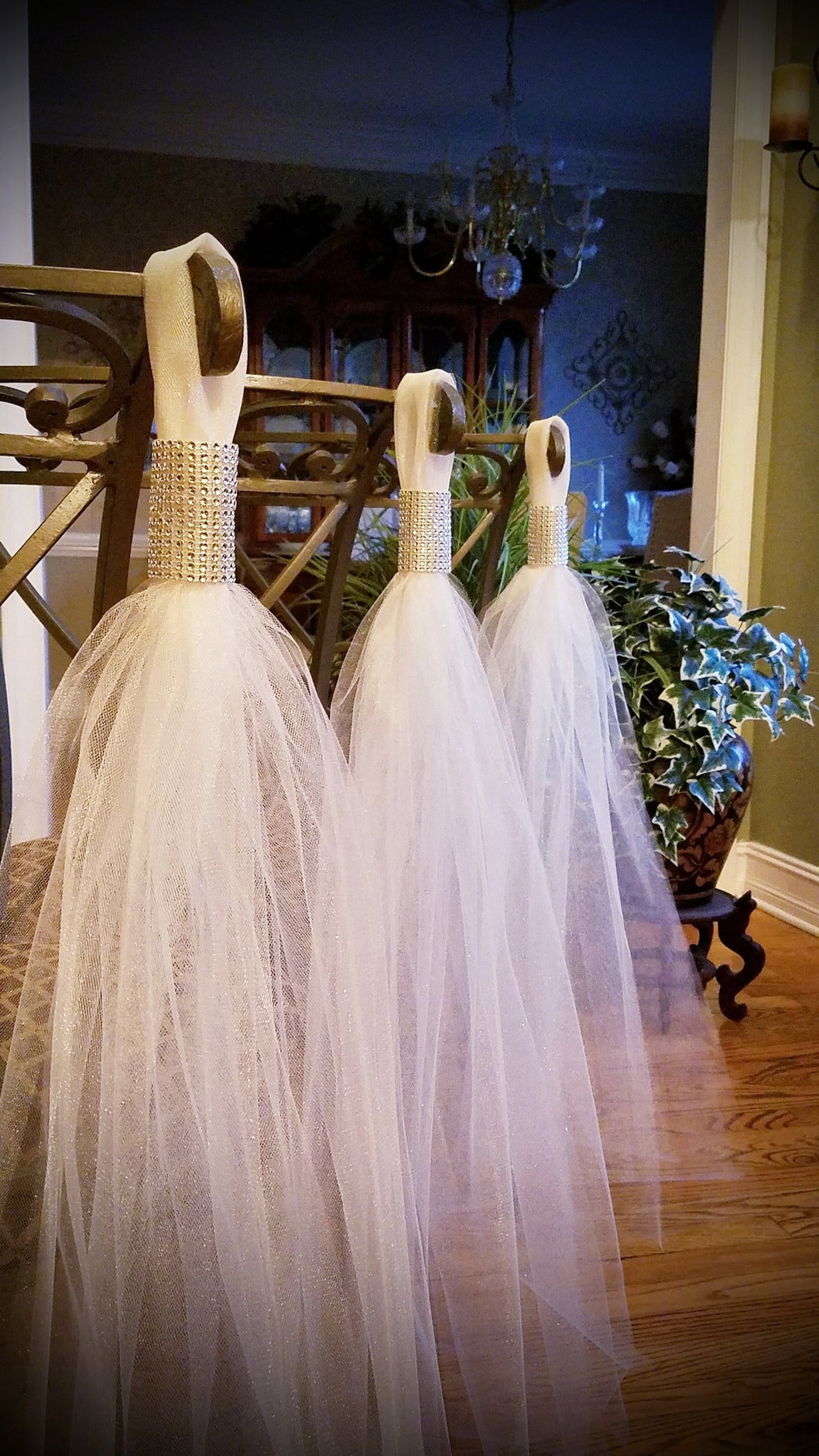 Wedding Pew Bows Tulle Pew Bow Wedding Aisle Decor Bridal - Etsy