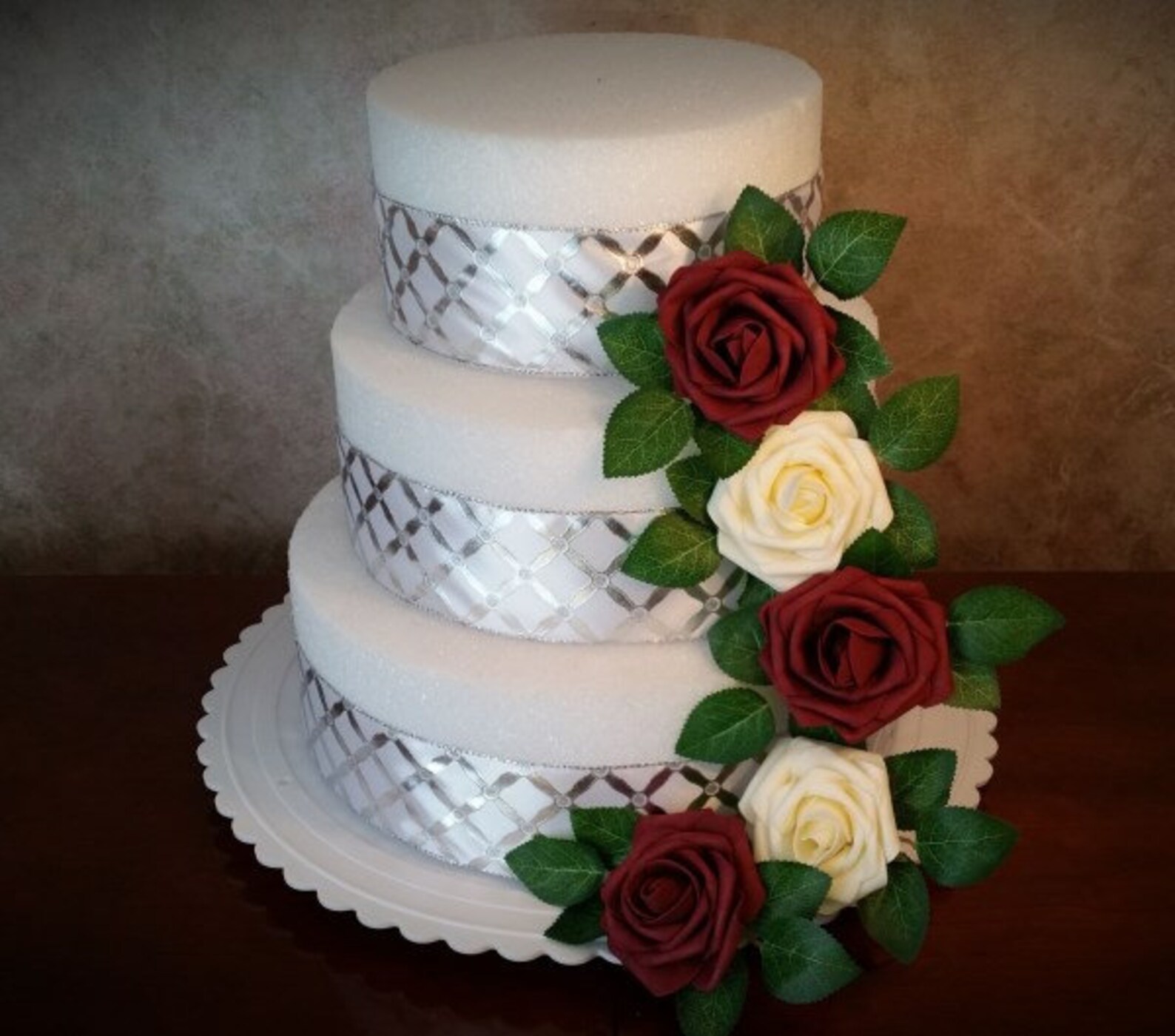 Wedding Cake Flower Flower Cake Topper Floral Wedding Cake - Etsy