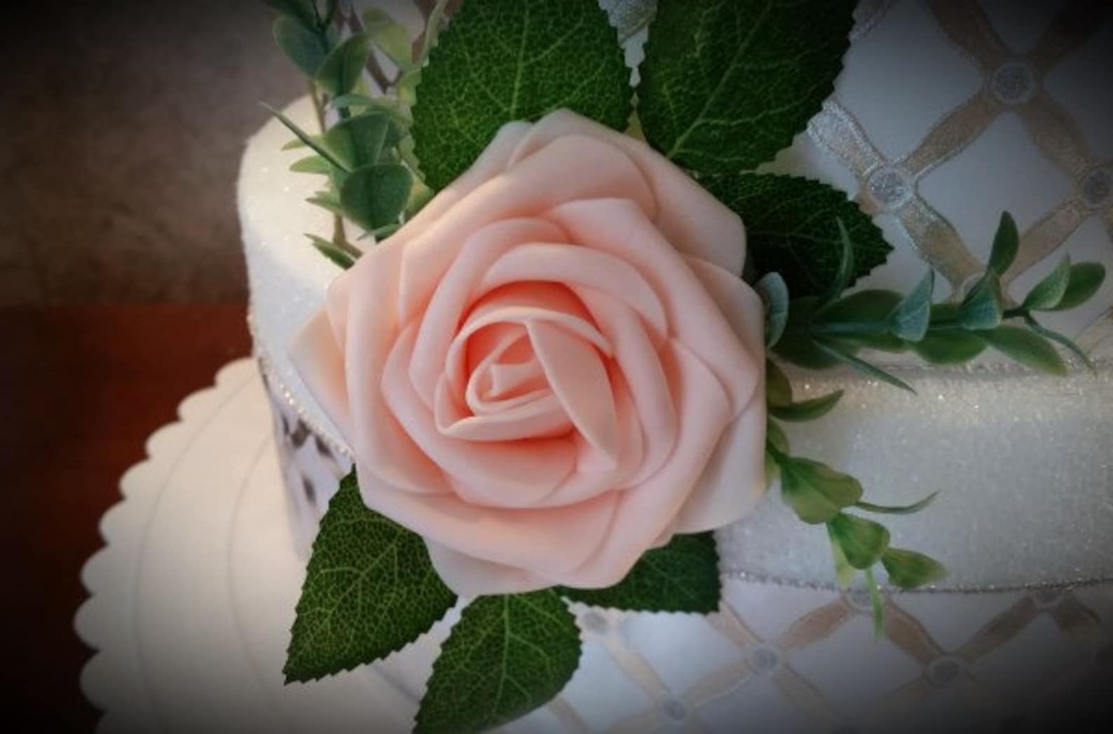 Wedding Cake Flower Flower Cake Topper Floral Wedding Cake - Etsy