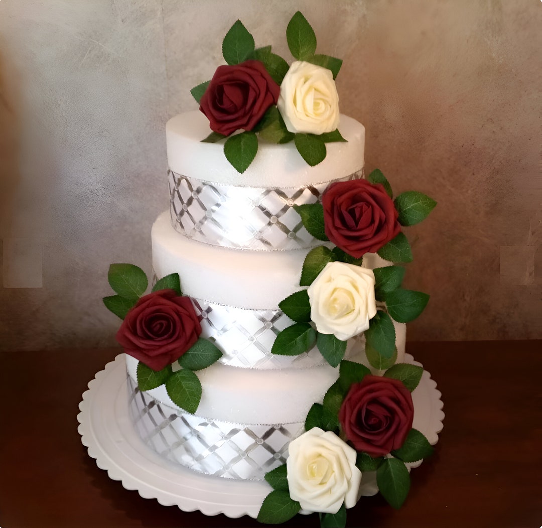 Wedding Cake Flower, Flower Cake Topper, Floral Wedding Cake Topper ...