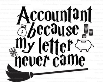 Nurse Because My Letter Never Came SVG Cut File, Hand Drawn, Cricut ...