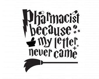 Nurse Because My Letter Never Came SVG Cut File Hand Drawn | Etsy