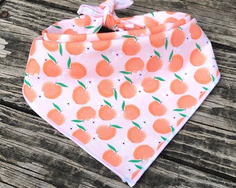 Peach Dog Bandana - Etsy
