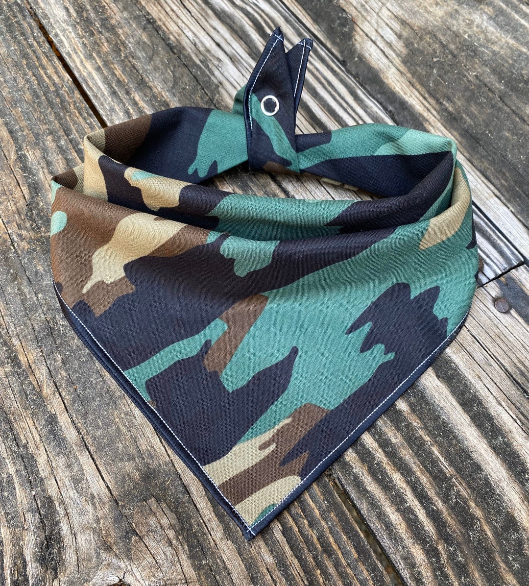 Dog Bandana CAMO // Outdoor Dog Bandana // Dog Bandana // Puppy Bandana ...