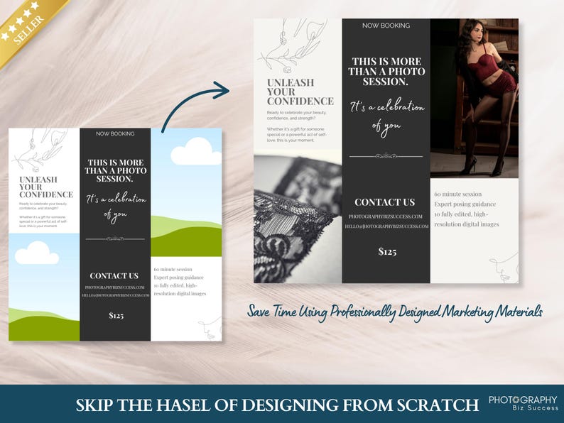 Boudoir Mini Session Photography Templates With Bonus Email Templates ...