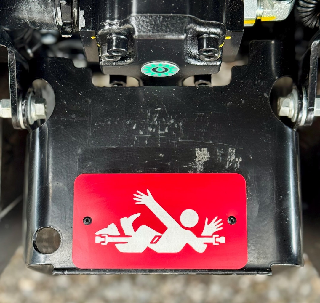 John Deere 1025R PTO Entanglement Warning Red/white Decal/label - Etsy