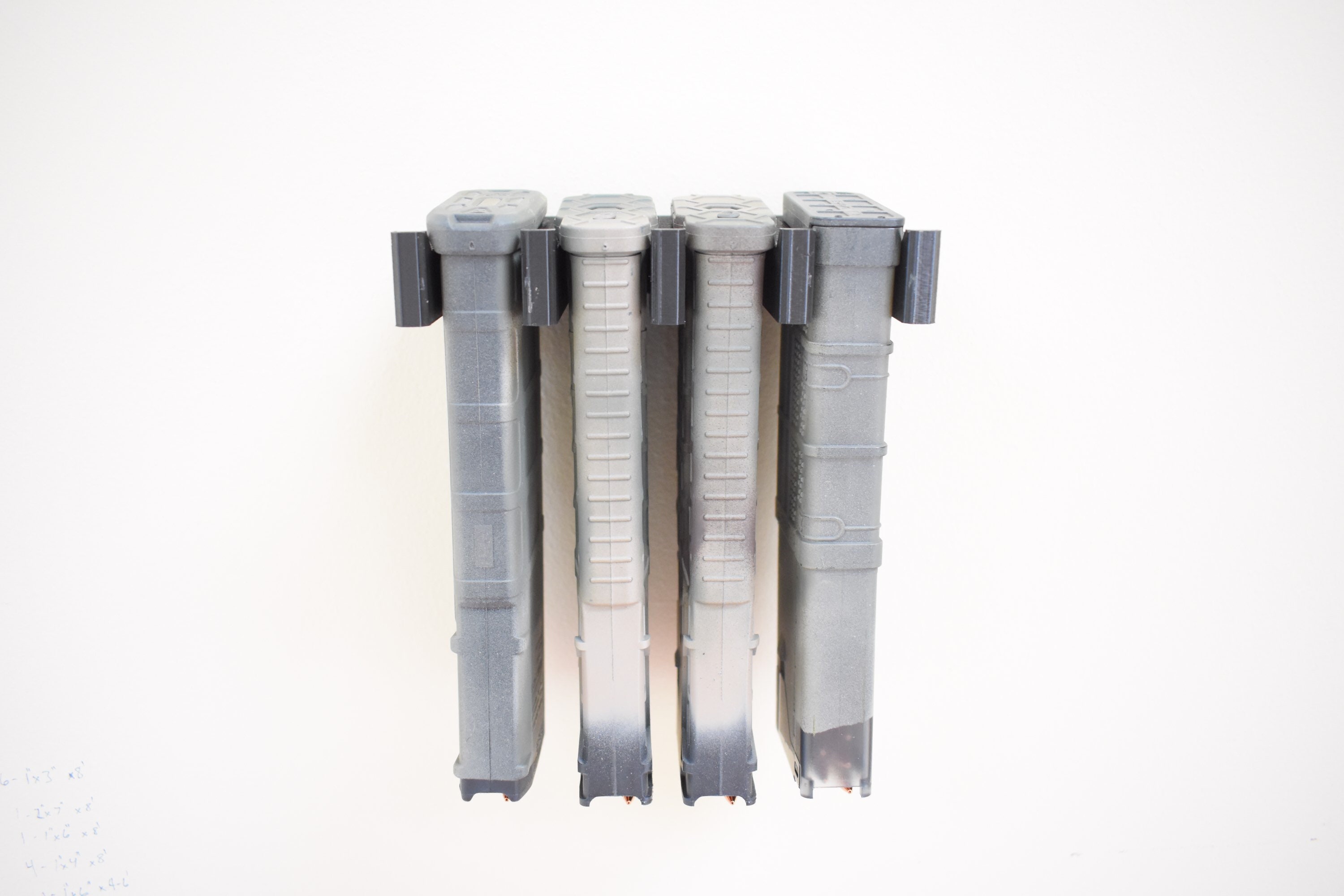 Wall Mounted Rifle Magazine Rack - Etsy