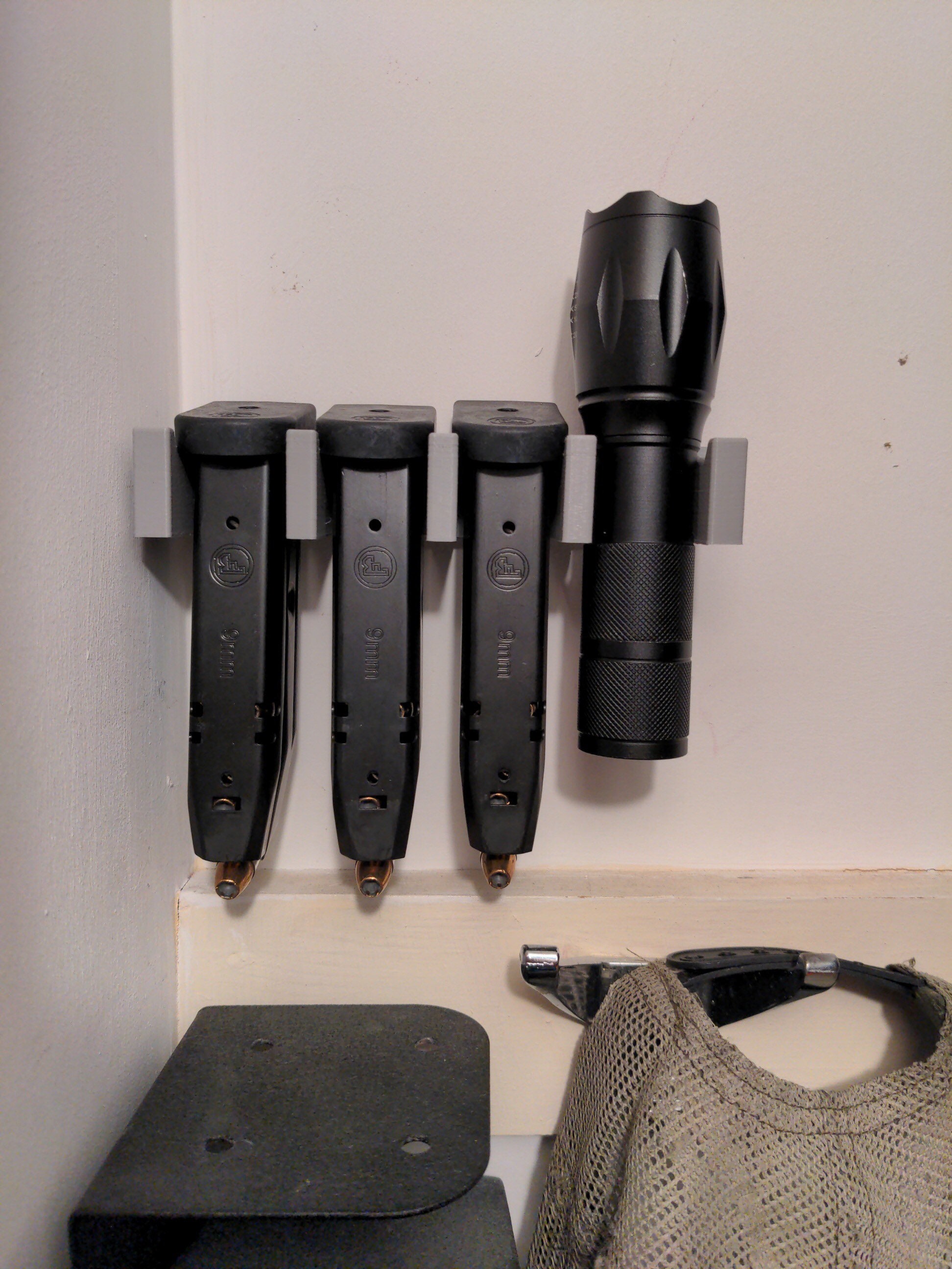 Wall Mounted Pistol Magazine Rack - Etsy