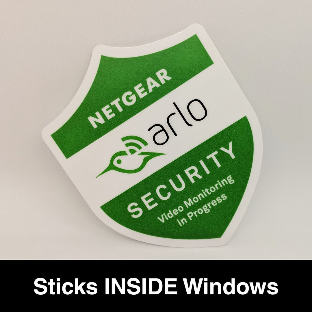 Indoor/window Netgear Arlo Security Camera Badge/shield - Etsy