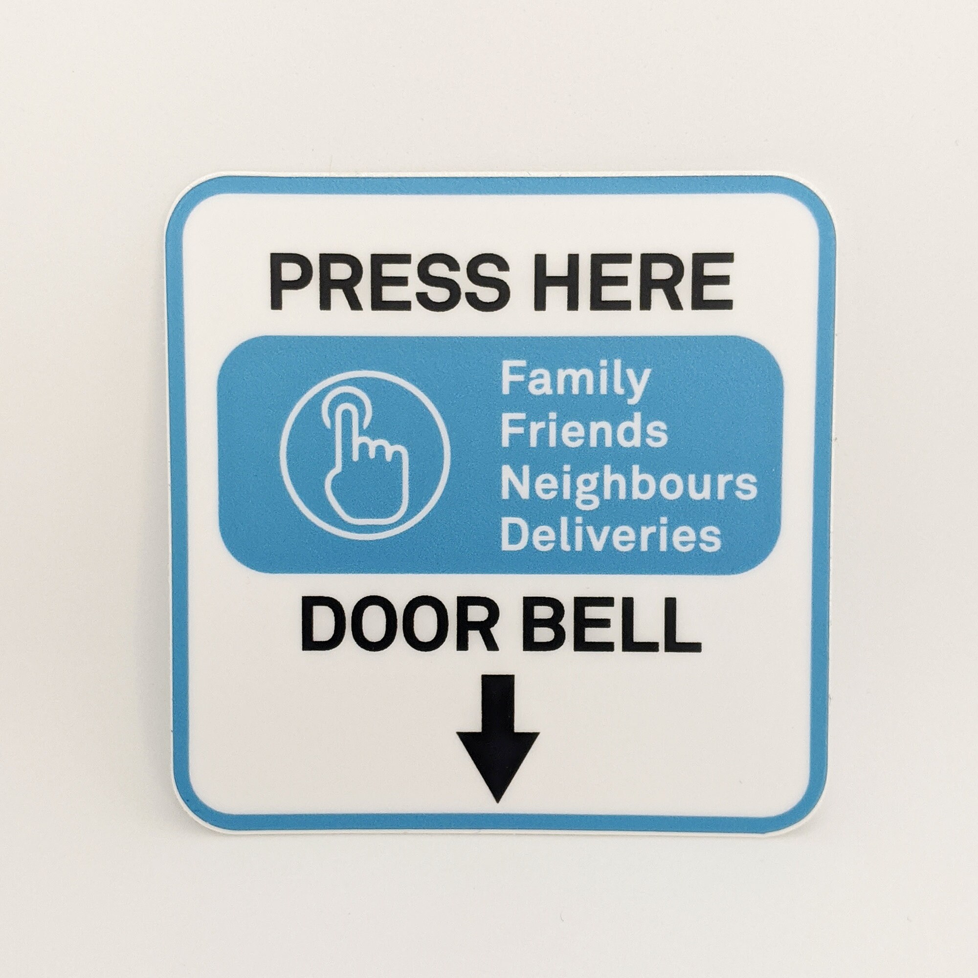 Press Doorbell Sign