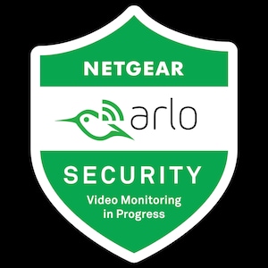 Indoor or Outdoor Netgear Arlo Security Camera Badge/shield Sticker ...