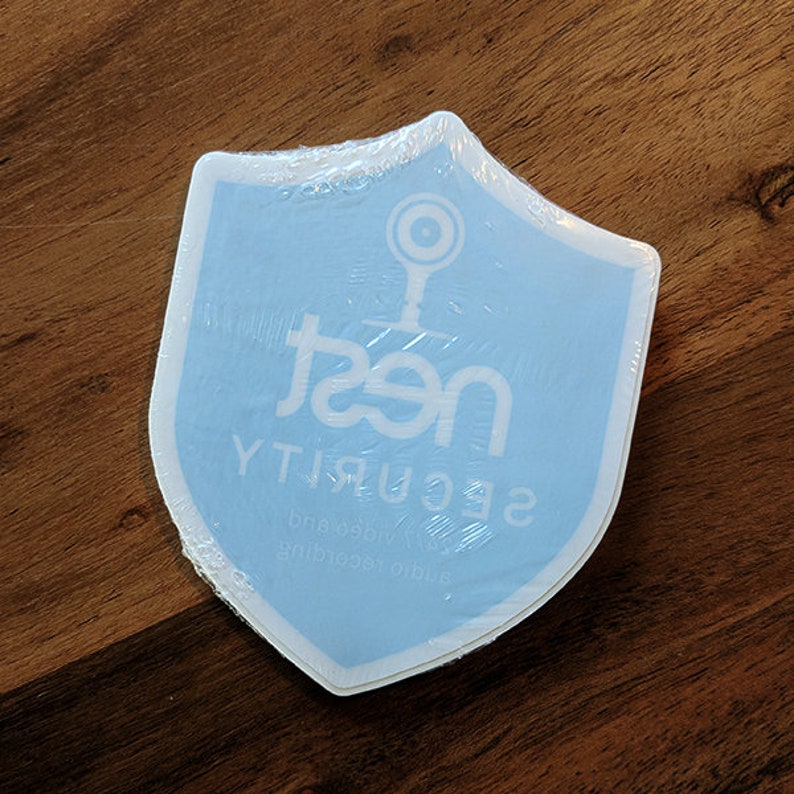 Indoor Nest Replacement Security Cam Badge/shield Sticker - Etsy