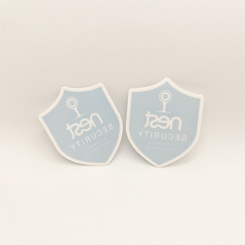 Indoor Nest Replacement Security Cam Badge/shield Sticker - Etsy