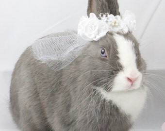 Rabbit flower crown | Etsy