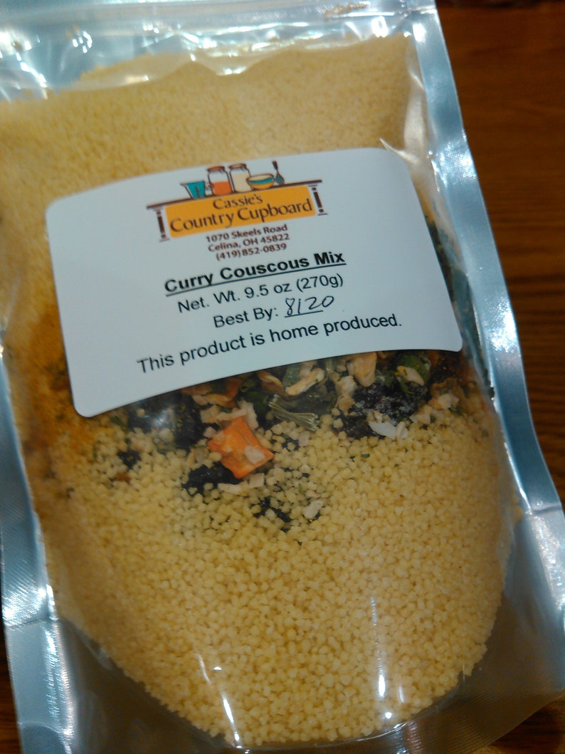 Curry Couscous Mix - Etsy