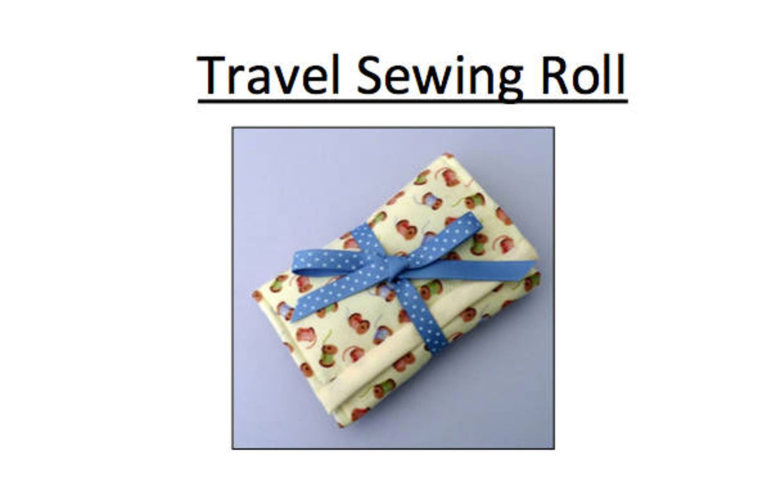 Travel Sewing Kit Pattern PDF - Etsy