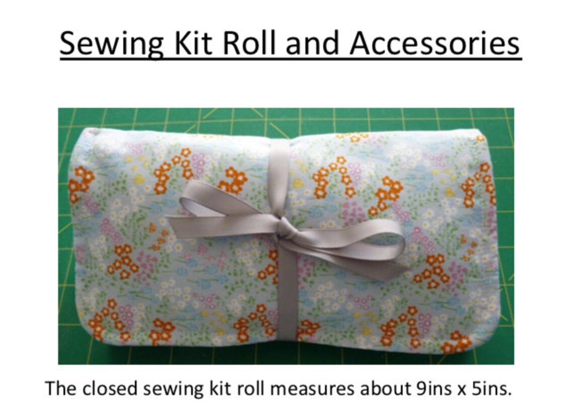 Sewing Roll Pattern PDF Instructions (Download Now) - Etsy