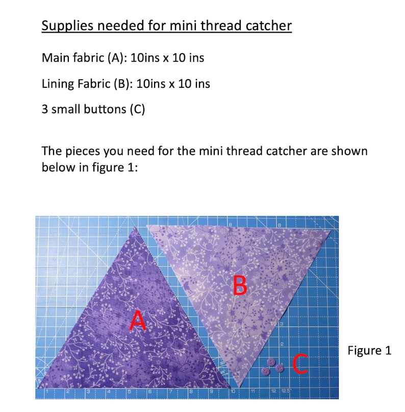 Mini Thread Catcher Pattern PDF Instructions - Etsy