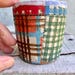 READY TO SHIP Ceramic Beaker Thimble Quilt Patchwork Printed Textured ...