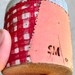 READY TO SHIP Ceramic Beaker Thimble Quilt Patchwork Printed Textured ...